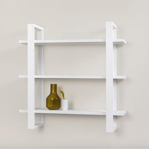 10 Luxurious And Eye-Catching White Floating Shelves - The Homey Space