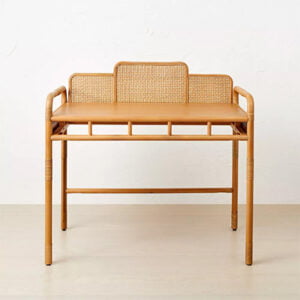 Upgrade Your Space With These 16 Rattan Desk Styles - The Homey Space